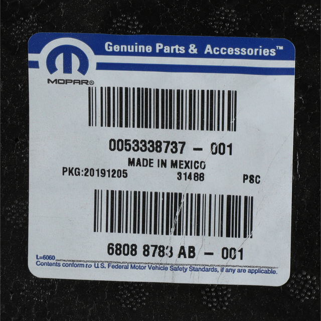 2011-2020 Dodge Journey OEM NEW Mopar 11-19 Dodge Journey Rear Bumper ...