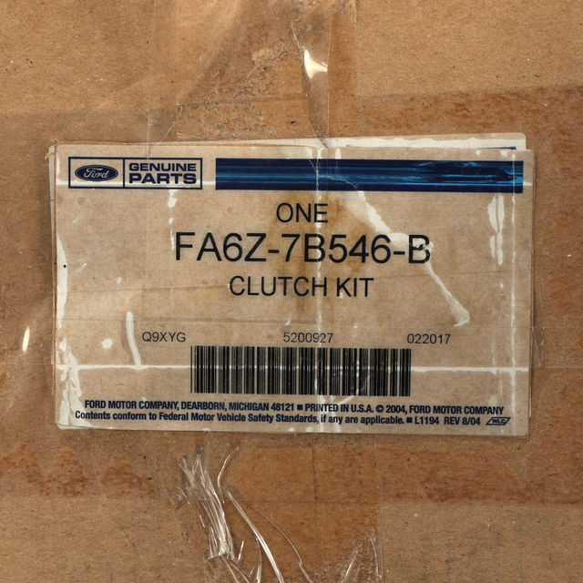 Clutch Assembly FA6Z-7B546-B | QuirkParts