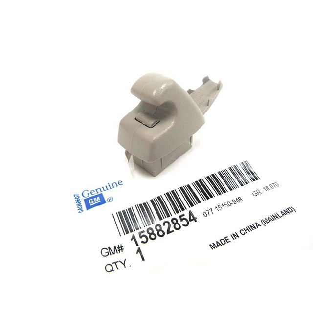 2007-2014 GM Light Opel Gray Sunshade Retainer 15882854 | QuirkParts