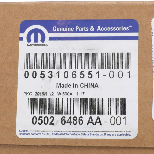 2009-2021 Mopar OEM NEW 11-19 Mopar Jeep Wrangler Grand Cherokee Power ...