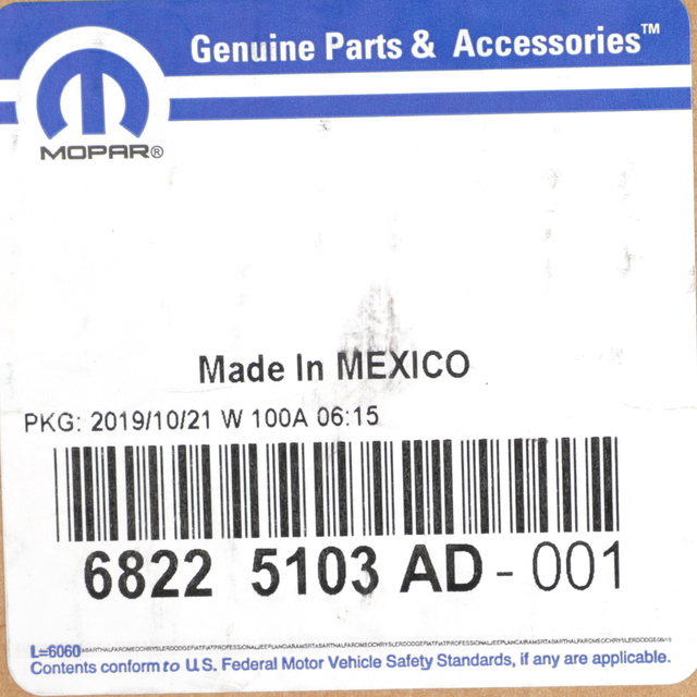 2011-2024 Mopar OEM NEW 11-19 Mopar Jeep Grand Cherokee Dodge Journey ...