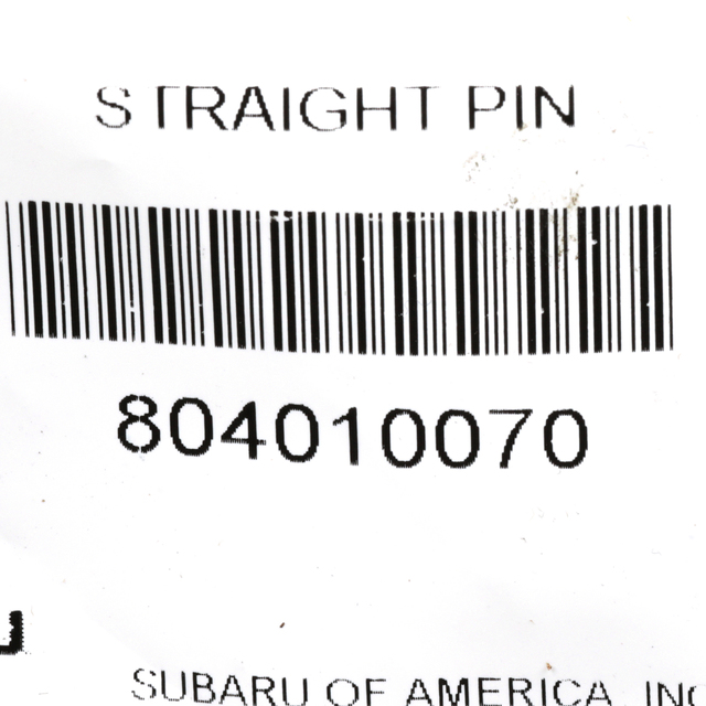 Straight Pin 804010070 | QuirkParts