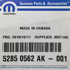 2004-2019 Mopar OEM NEW 2004-19 Mopar Jeep Wrangler Liberty Ram 1500 ...