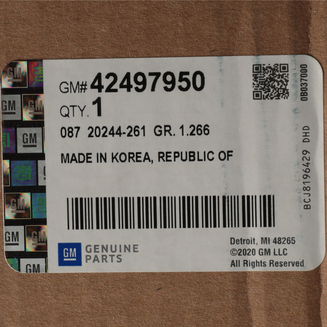 2017-2019 Chevrolet Bolt EV OEM NEW 2017-19 GM Chevrolet Bolt EV ...