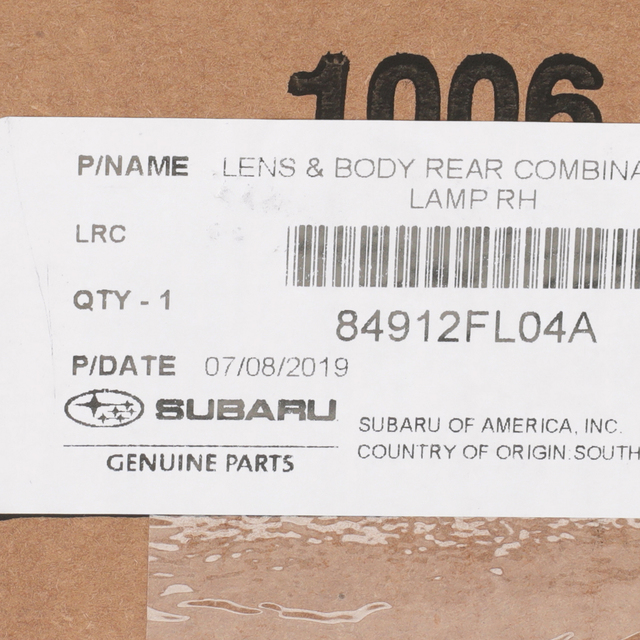 Lamp Assembly Combination Rrh 84201FL02B | QuirkParts