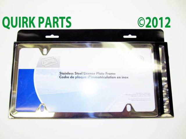 2004-2019 Volkswagen VW Volkswagen Polished License Plate Frame GENUINE ...