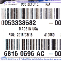 2014-2018 Jeep Cherokee OEM NEW Mopar 2014-2018 Jeep Cherokee Trailhawk ...