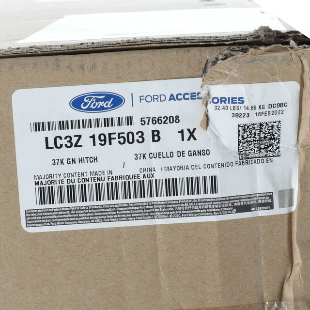 2017-2025 Ford Hitch Kit - Gooseneck - 37, 000 Gtwr PC3Z-19F503-A ...