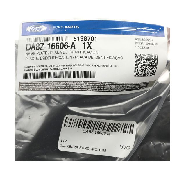 2013-2019 Ford Flex 2009-2014 Ford Flex Silver Front Hood Letters ...