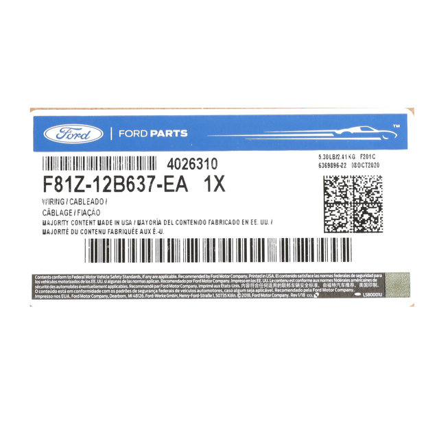 OEM NEW Ford Wire Assembly F81Z-12B637-EA F81Z-12B637-EA | QuirkParts