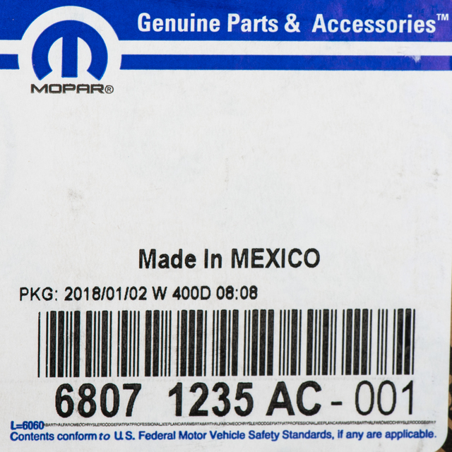 2008-2022 Mopar Transfer Case Gear Motor 68071235AC | QuirkParts