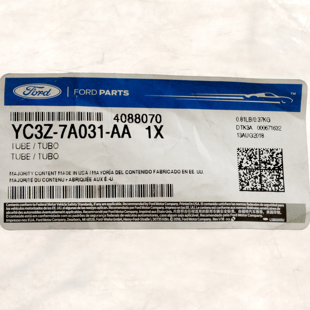 OEM NEW 00-04 Ford Super Duty Excursion Transmission Oil Cooler Tube ...