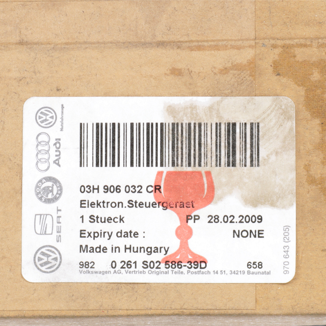 OEM NEW Volkswagen Control.Unit 03H-906-032-CR 03H-906-032-CR | QuirkParts