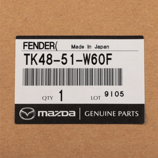 TK48-51-W60H - Wheel Opening Molding - 2016-2023 Mazda CX-9 | Mazda OEM ...