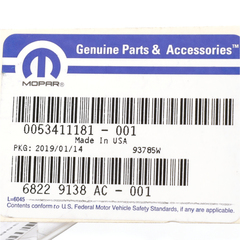 2017-2024 Chrysler OEM NEW Mopar 2017-20 Chrysler Pacifica Voyager ...