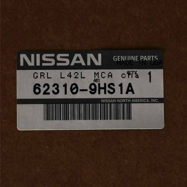 2016-2018 Nissan Altima Upper Grille 62310-9HS1A | QuirkParts