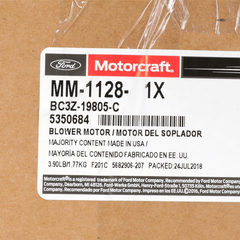 2011-2016 Ford OEM NEW Ford Blower Motor Bc3Z-19805-C BC3Z-19805-C | QuirkParts