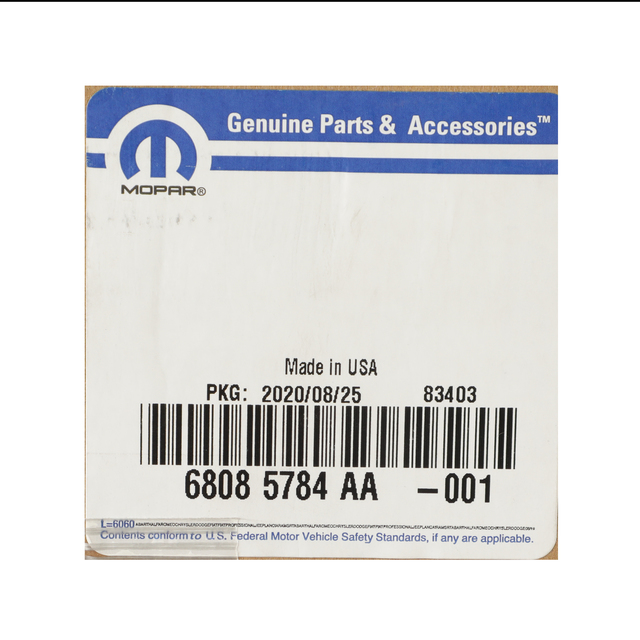 2011-2023 Mopar Condenser And Trans Cooler Cooler 68085784AA | Mopar ...