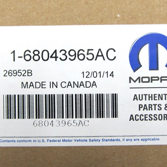 2008-2014 Dodge Challenger Front Fascia Support 68043965AC | QuirkParts