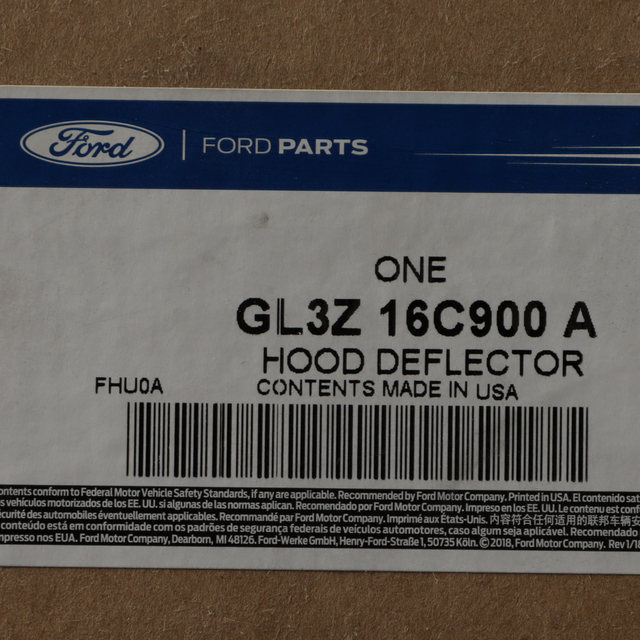 2015-2018 Ford F-150 Air Deflector, Hood GL3Z-16C900-A | QuirkParts