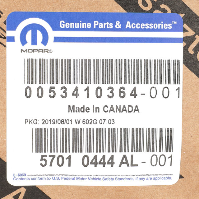 2011-2021 Jeep Grand Cherokee B Pillar Applique, Right 57010444AM ...