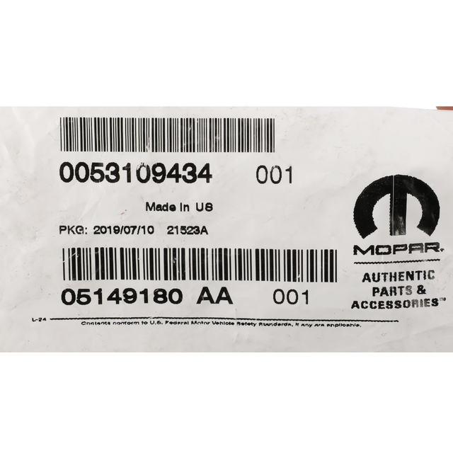 2011-2020 Mopar OEM NEW 2011-2020 Mopar Chrysler 300 Ram ProMaster City ...