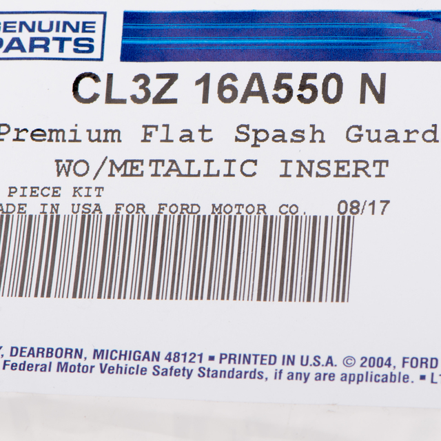 2014-2024 Ford Splash Guards, Heavy Duty, Black CL3Z-16A550-U | Ford ...