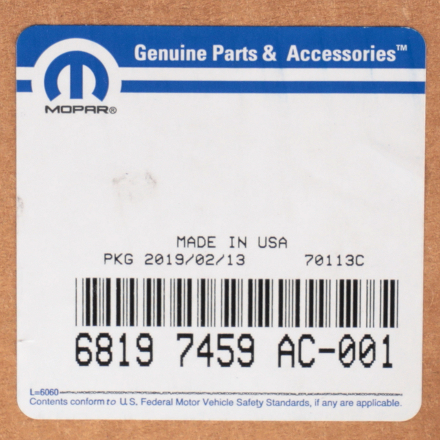 2009-2024 Mopar Distribution Housing 68197459AC | QuirkParts