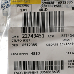 2007-2014 GM Support Cylinder 22743451 | QuirkParts