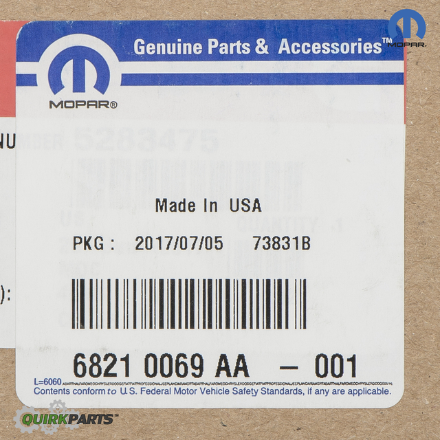 2013-2018 Ram Timing Case Cover, Outer 68453903AA | QuirkParts