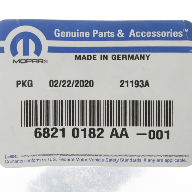 2011-2023 Mopar Pressure Relief Valve, Right Front 68210182AA | QuirkParts