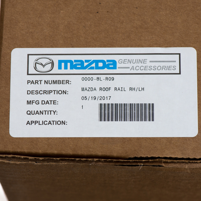 00008LR09 - OEM NEW 17-20 Mazda CX5 Roof Rack Side Rails For Road Bound ...