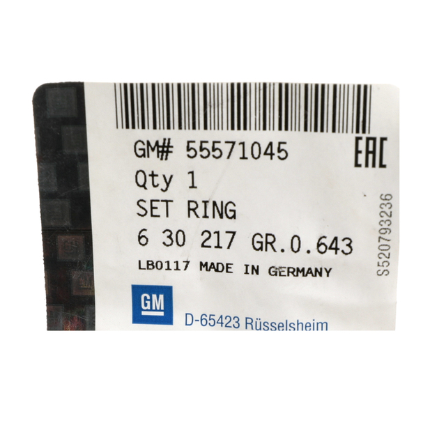 2011-2020 GM Piston Rings 25195065 | QuirkParts