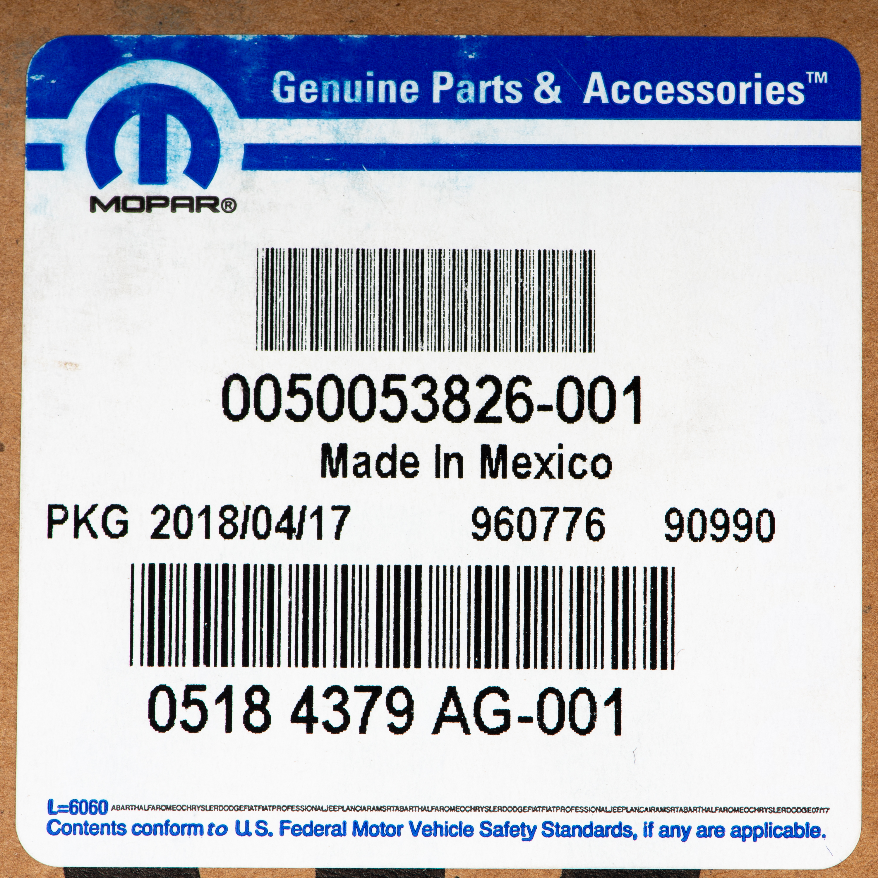 2011-2021 Mopar OEM NEW Mopar 2011-2019 Dodge Grand Caravan Intake ...