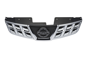 2011-2015 Nissan 2011-2013 Nissan Rogue Front Radiator Chrome & Black ...