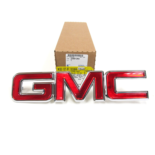 1999-2023 GMC Front Grille GMC Logo 22881265 | QuirkParts