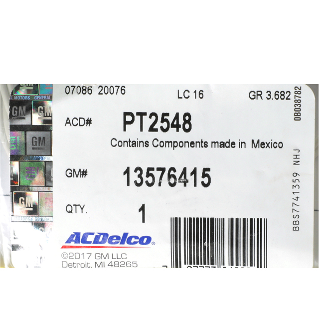 OEM NEW 08-12 GM Chevrolet Tahoe Sensor EGR Valve Temperature Connector ...