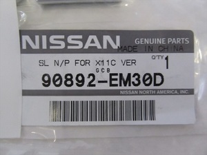 2007-2012 Nissan OEM NEW 2007-12 Nissan Sentra Rear SL Chrome Emblem ...