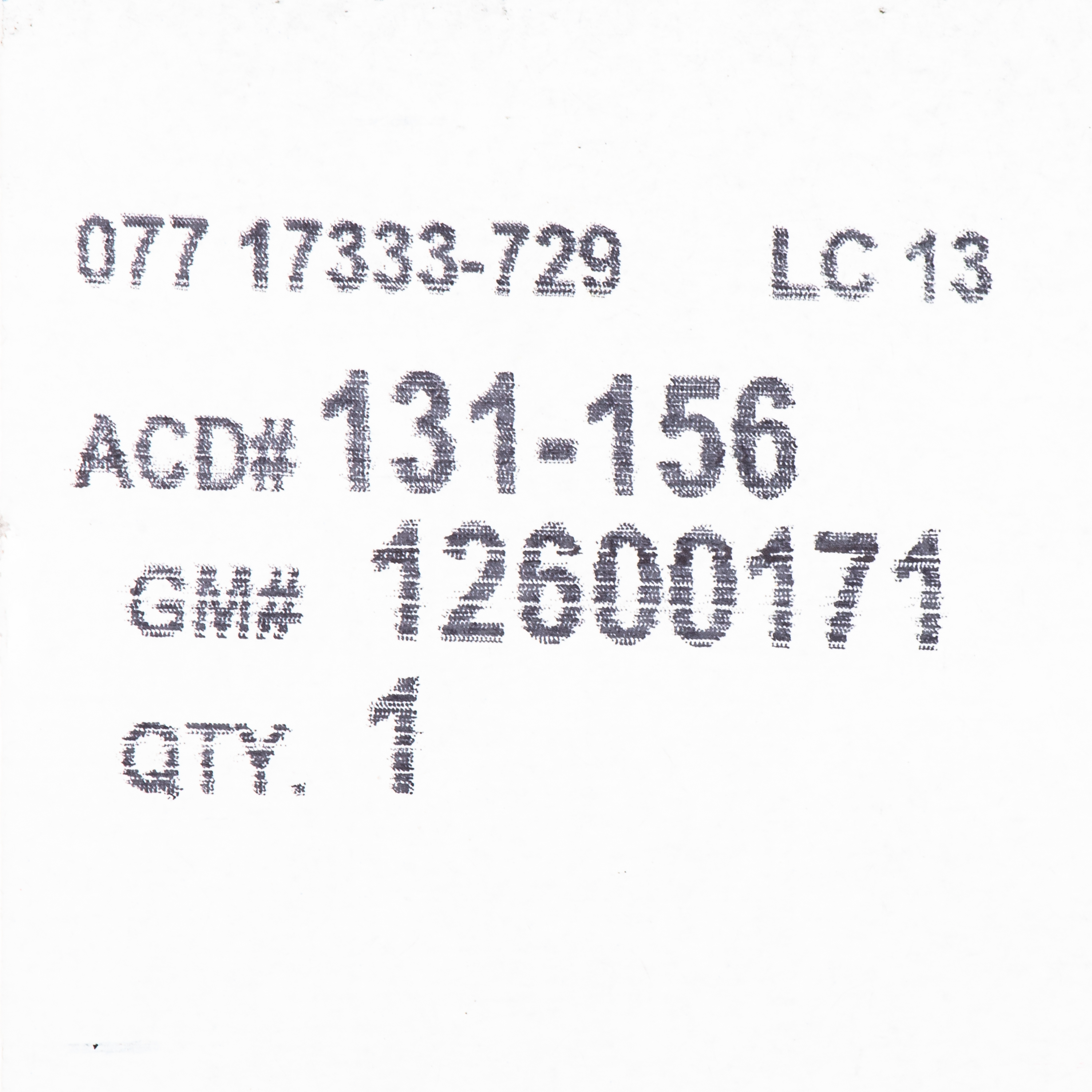 2003-2009 GM 2003-2009 Chevrolet Bucik Cadillac Pontiac Engine Coolant ...