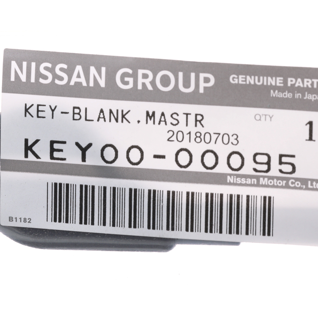 1990-1996 Nissan 300ZX Blank Master Key Genuine OEM NEW KEY00-00095 ...