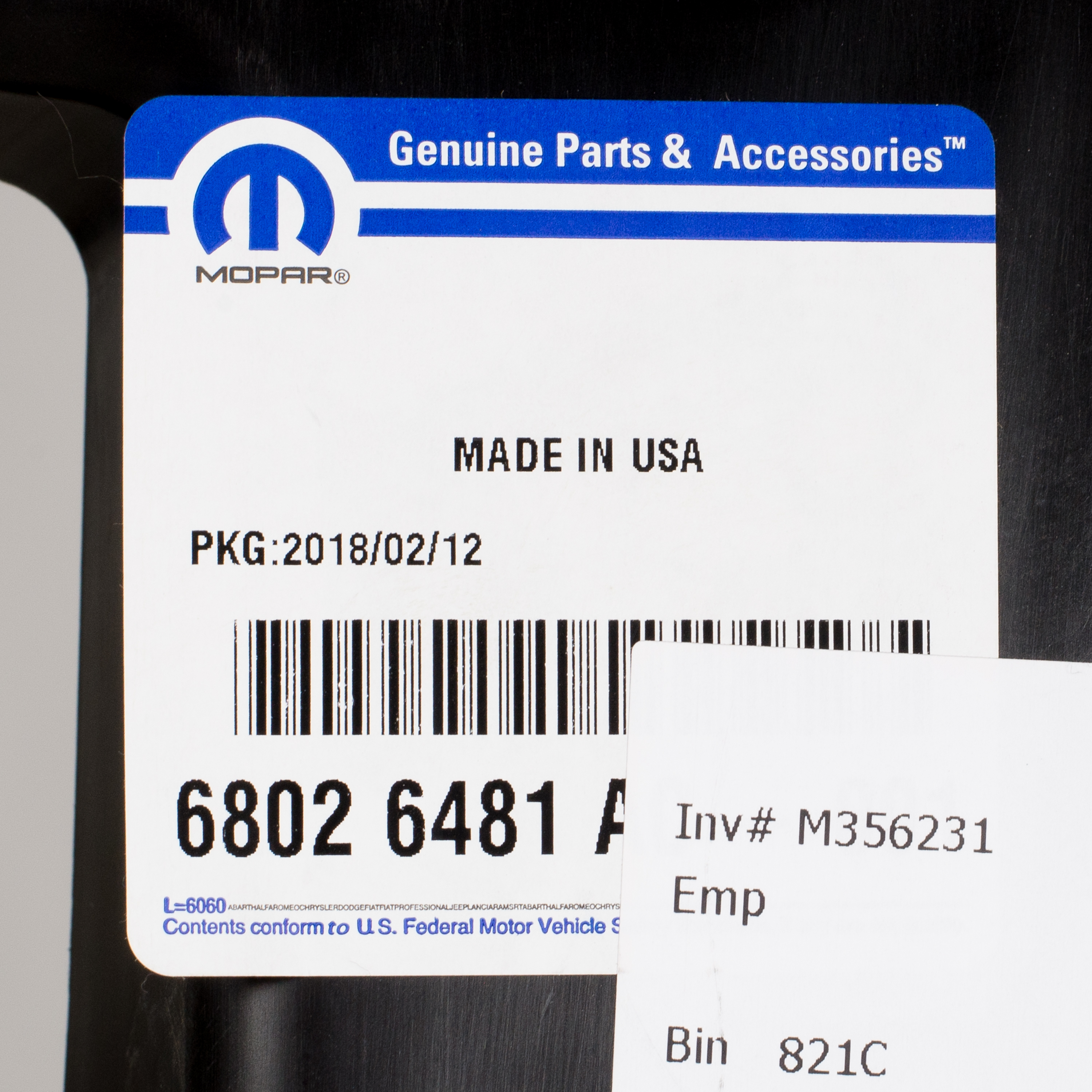 2009-2012 Mopar Front Energy Absorber 68026481AC | QuirkParts