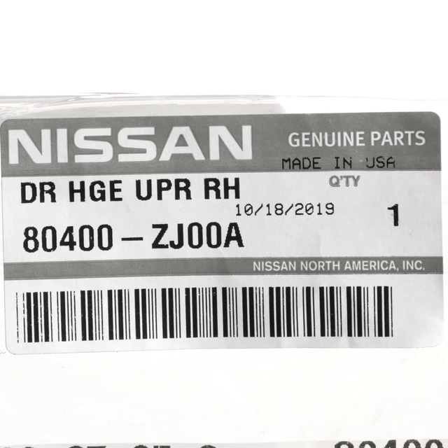 2000-2019 Nissan Upper Hinge 80400-ZJ00A | QuirkParts