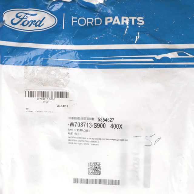 2015-2024 Ford Truck Cab Back Panel Rivet -W708713-S900 | QuirkParts