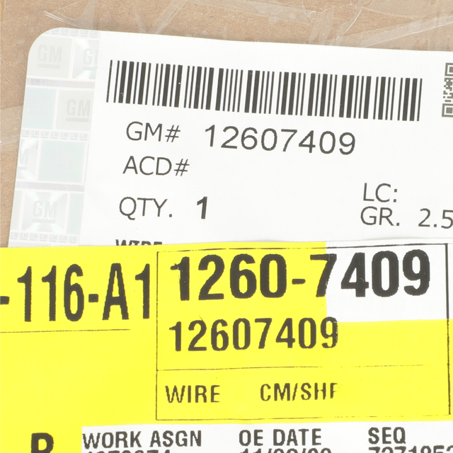 OEM NEW 2007-2014 GM Chevrolet GMC Hummer Camshaft Position Sensor Wire ...