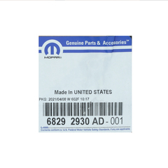 2019-2025 Ram 1500 OEM NEW 2019-2020 Mopar Ram 1500 B Pillar Applique ...
