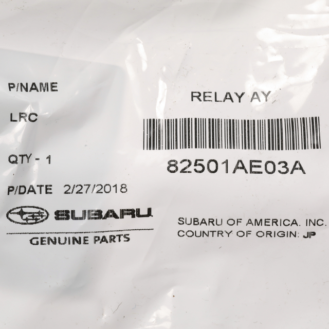 82501AE03A - Subaru Horn Relay Forester Impreza Baja Legacy Outback OEM ...