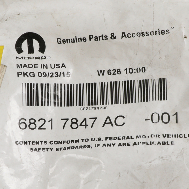 2013-2021 Mopar OEM NEW 2015 Mopar Dodge Ram Grand Caravan C/V License ...