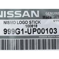 2002-2009 Nissan Nissan "NISMO" Logo Decal Sticker Altima Maxima 350z ...