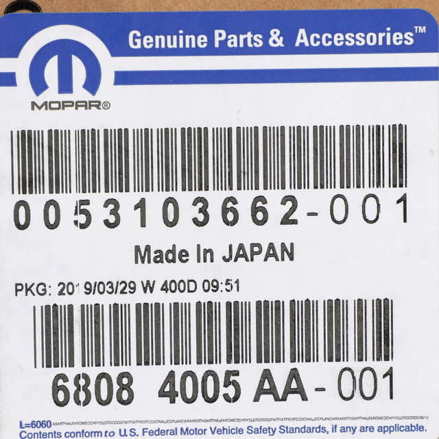2014-2022 Mopar OEM NEW Mopar 2014 - 2020 Chrysler Jeep 4 Cyl 2.4L ...