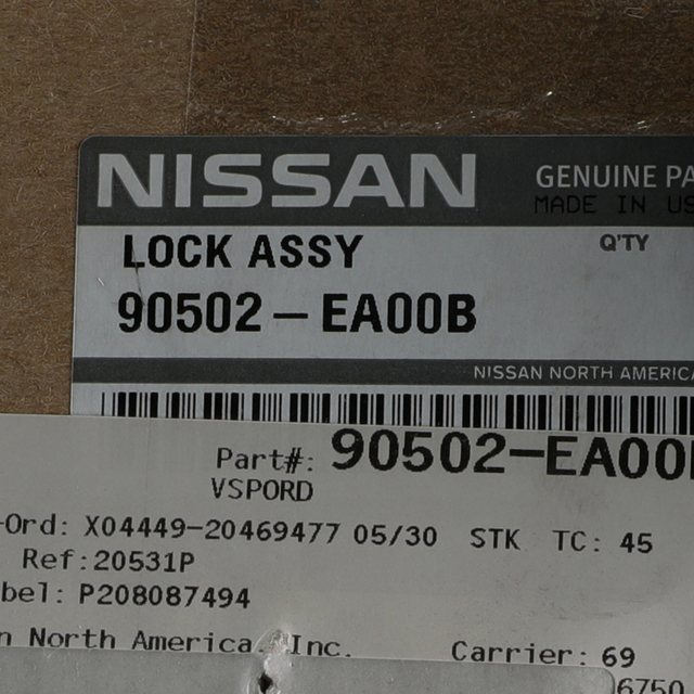 2005-2015 Nissan Xterra Lock Actuator 90502-EA00B | QuirkParts